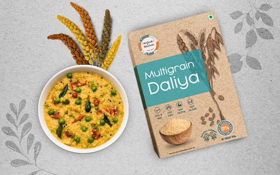 Buy Nutritious Multigrain Dalia (400g) Online - Organic Wisdom